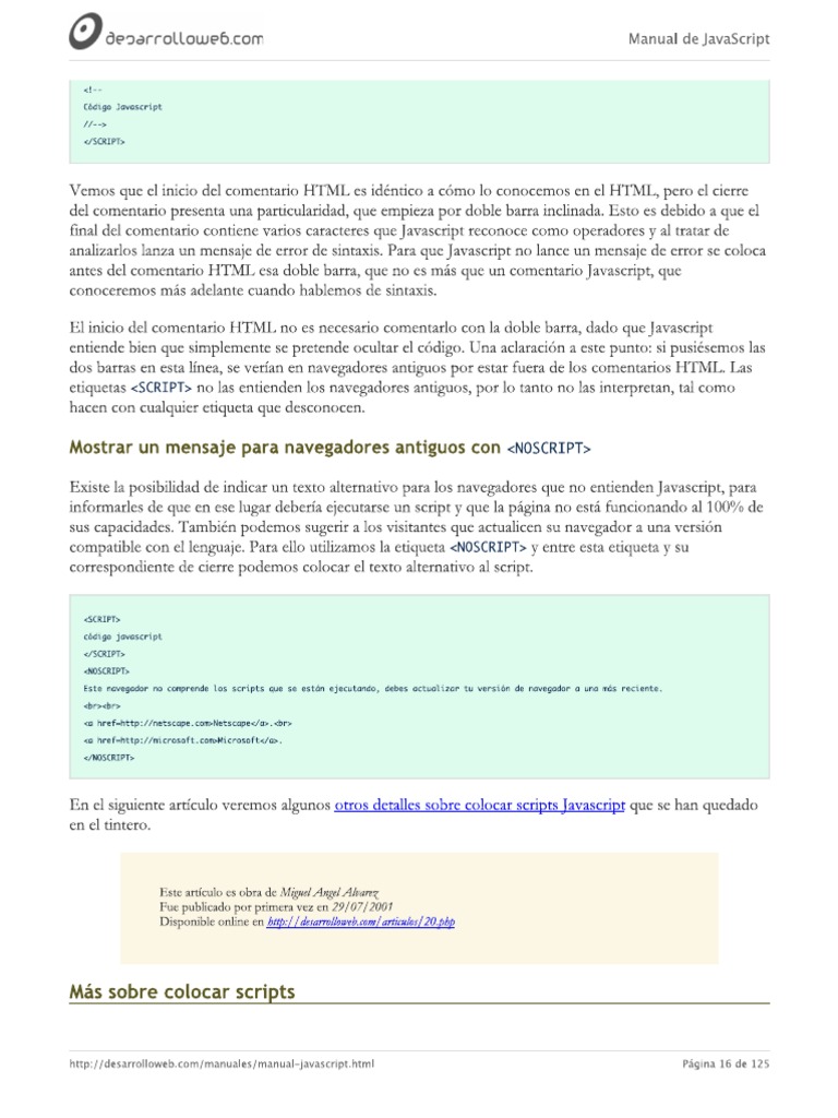 Manual-Javascript Parte 4 | PDF Manual-Javascript Parte 4 | PDF