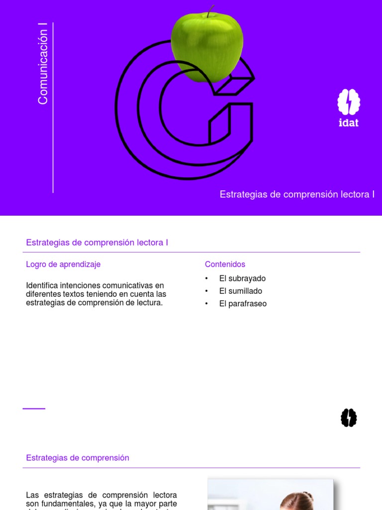 3 - Estrategias de Comprensión Lectora I | PDF | Comprensión lectora