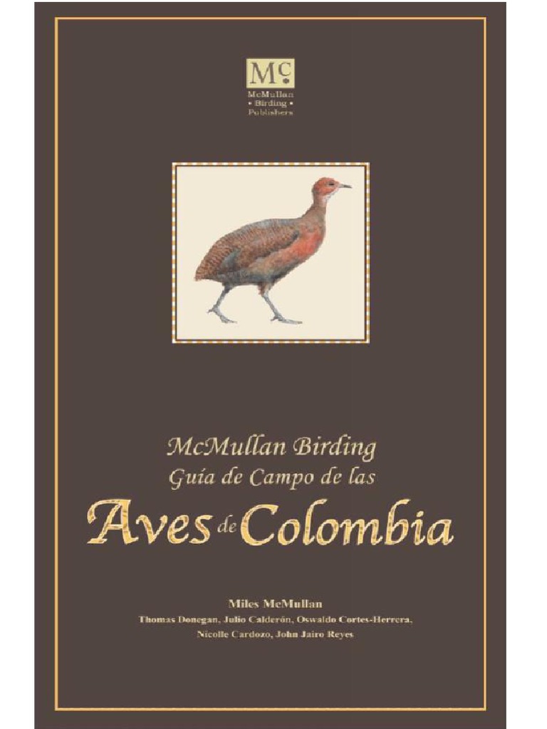 Guía de Campo de Las Aves de Colombia | PDF