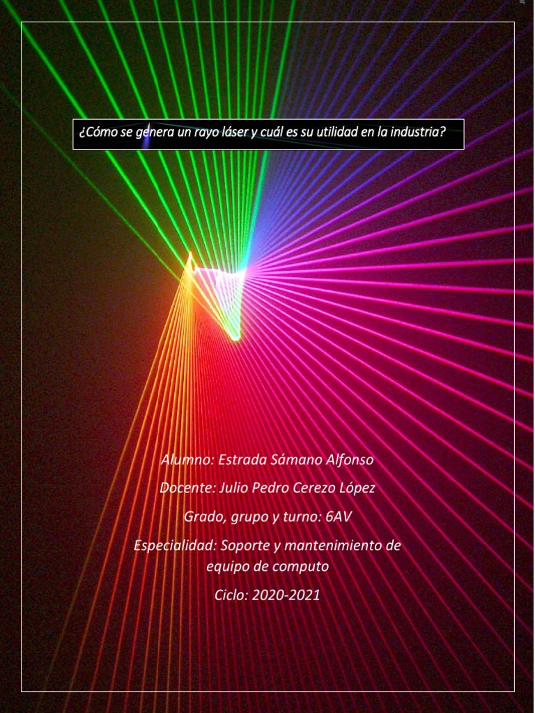 Qué Es Un Rayo Láser | PDF | Láser | Radiación electromagnética