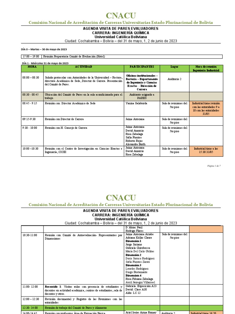 Agenda Final Propuesta GGL CBA 2023 | PDF