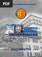 CEUB: Coordinación Universitaria en Bolivia | PDF | Bolivia | Universidad