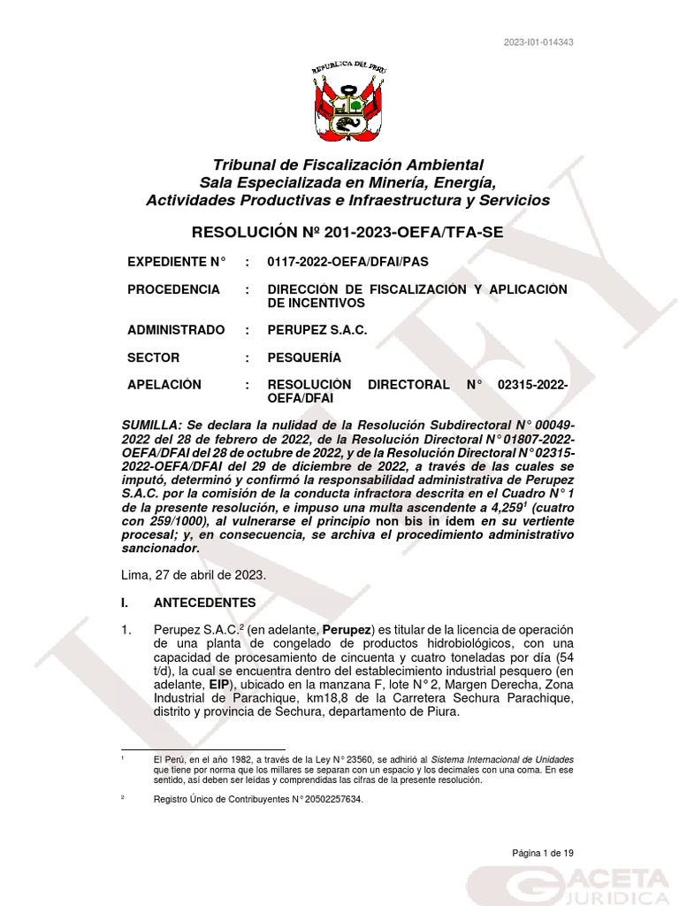 Archivan PAS Por Violar Principio Nes Bis in Ídem: Cómo Analizar La ...