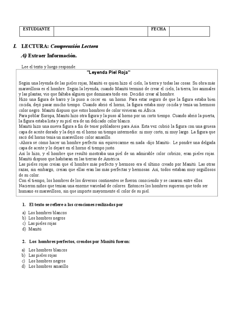 Guía-N°5-Taller-Comprensión-Lectora-8°-Básicos-AyB | PDF | Color