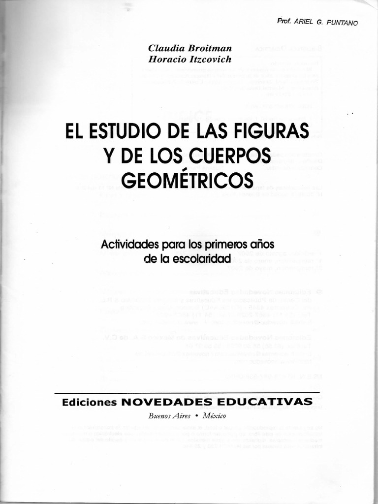El Estudio de Las Figuras y de Los Cuerpos Geométricos - Broitman-Itzcovich-NOVEDUC | PDF