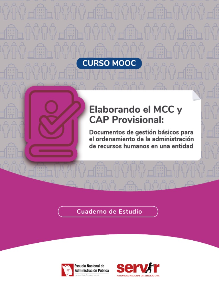 Curso MOOC: MCC y CAP Provisional | PDF | Evaluación | Curso abierto masivo en linea