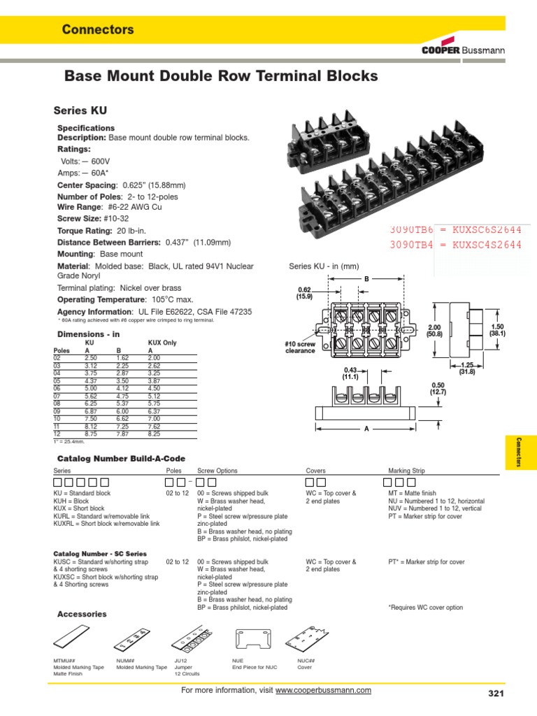 3090 CT Shorting Blocks 2014 | PDF | Building Materials | Electrical ...