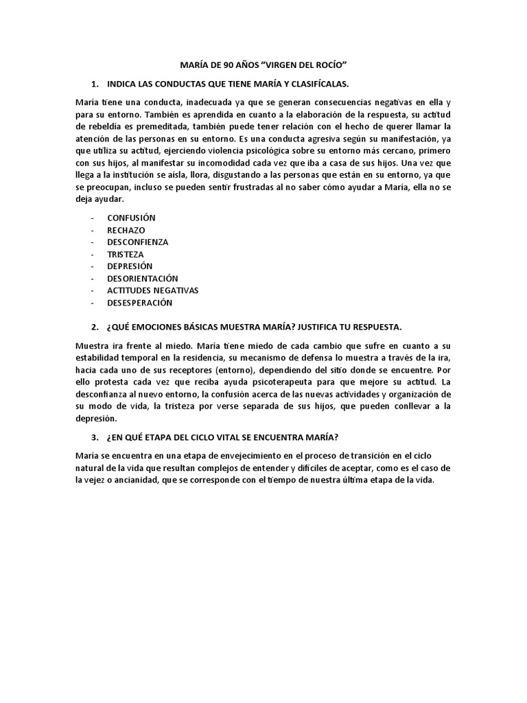 María de 90 Años Virgen Del Rocio Ud2 Caso Practico 1 Uf129 | PDF