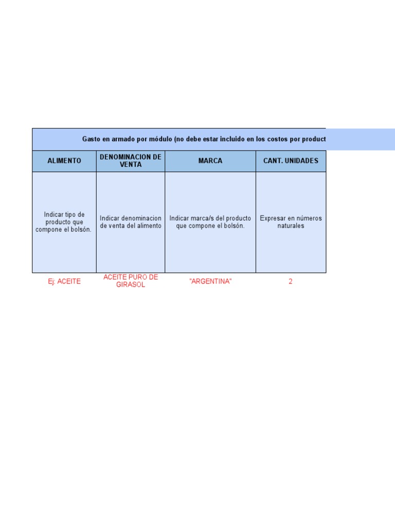 Anexo III Modelo (Composicion Modular) | PDF