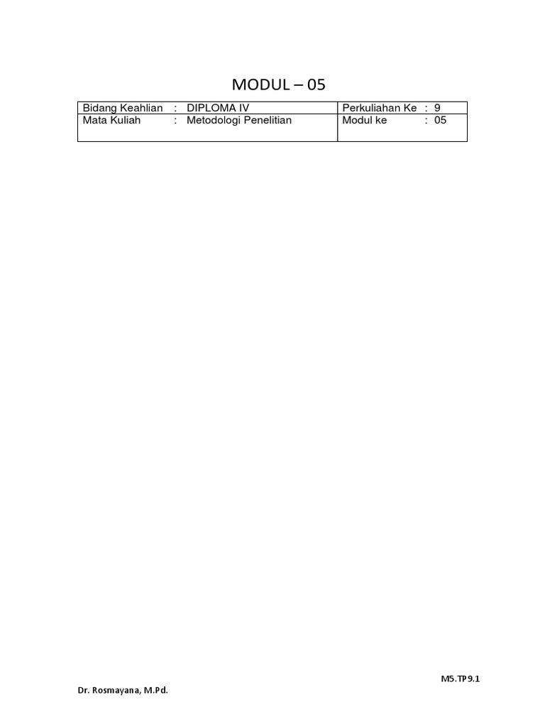 MD05 Pert9 TP9 VII PSTS | PDF