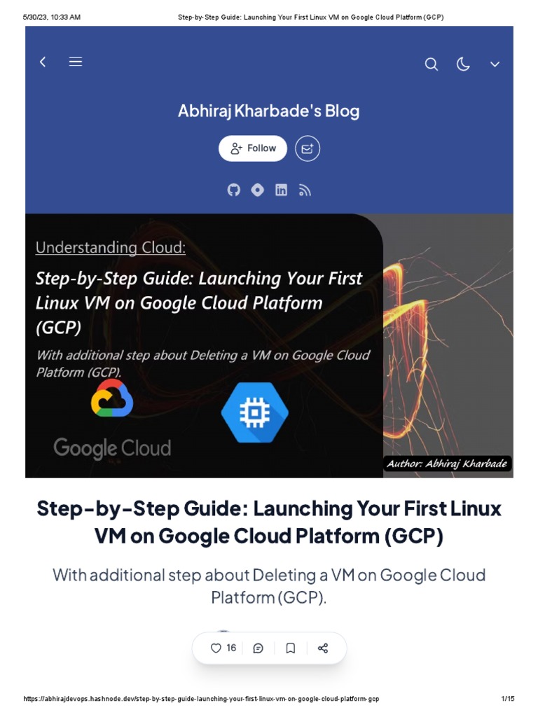 Step-by-Step Guide - Launching Your First Linux VM On Google Cloud ...