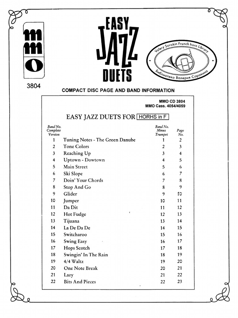 Duet Jazz | PDF