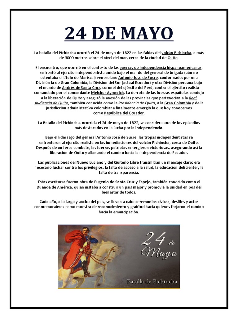 24 de Mayo | PDF