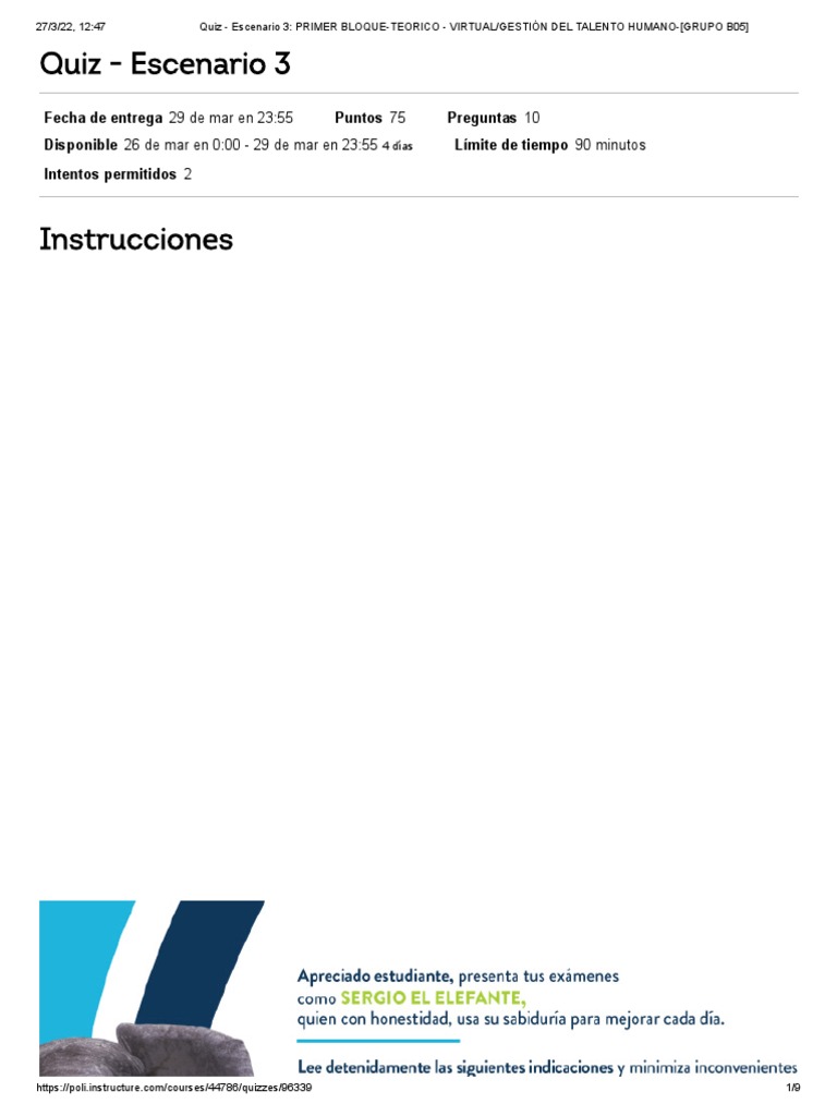 Quiz - Escenario 3 - Primer Bloque-Teorico - Virtual - Gestión Del ...