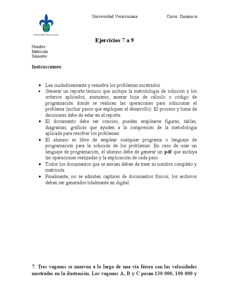 Ejercicios 3A | PDF