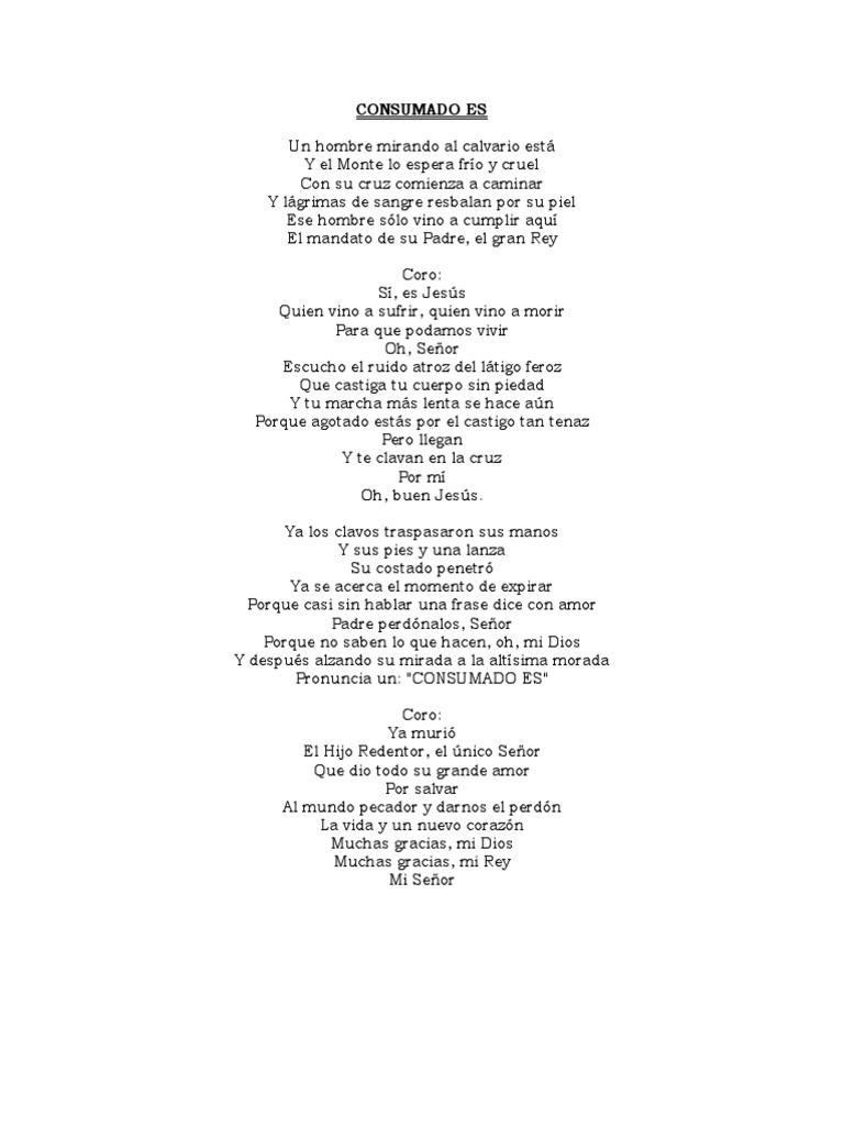 Consumado Es | PDF