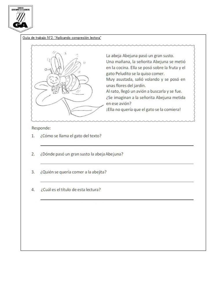 Comprensión Lectora 2 Básico | PDF