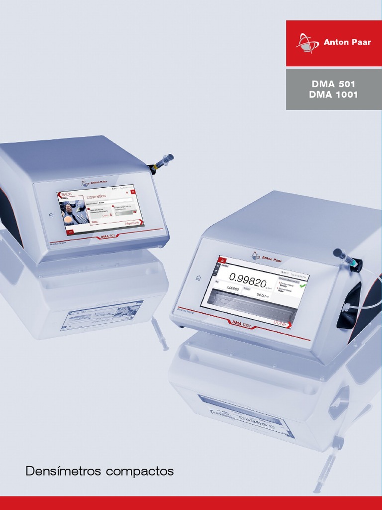 E15IP001ES I Brochure DMA501 1001 | PDF | Medición | Calibración