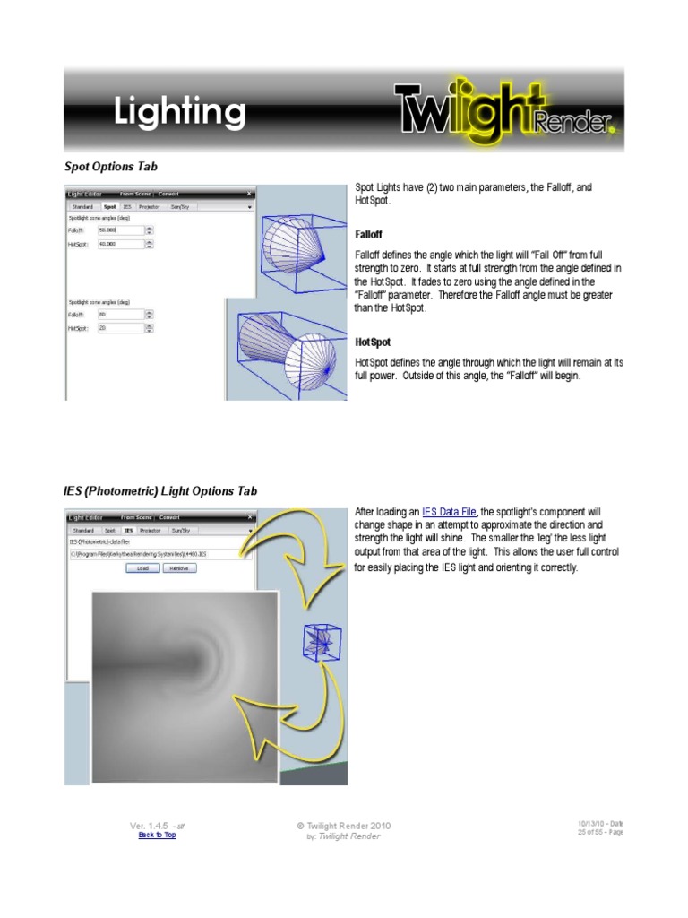 Manual TwilightRender 1.4.5 Part4 | PDF | Reflection (Physics) | Rendering (Computer Graphics)