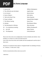 He Wishes For The Cloths of Heaven | PDF | Poetry | W. B. Yeats