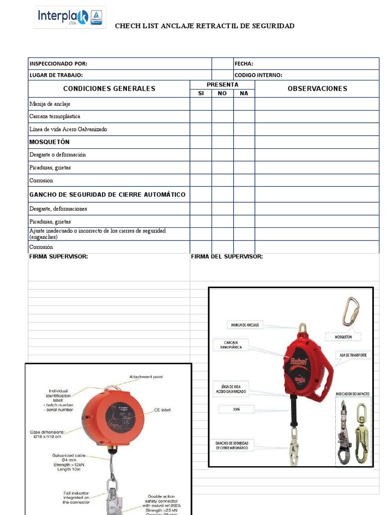 Pp-Mn-Ro-023 Check List de Retractil | PDF