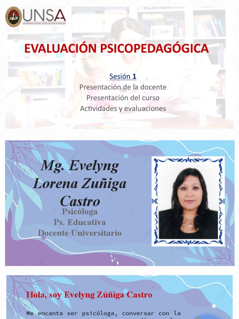Presentacion Curso-2023 A | PDF | Evaluación | Aprendizaje