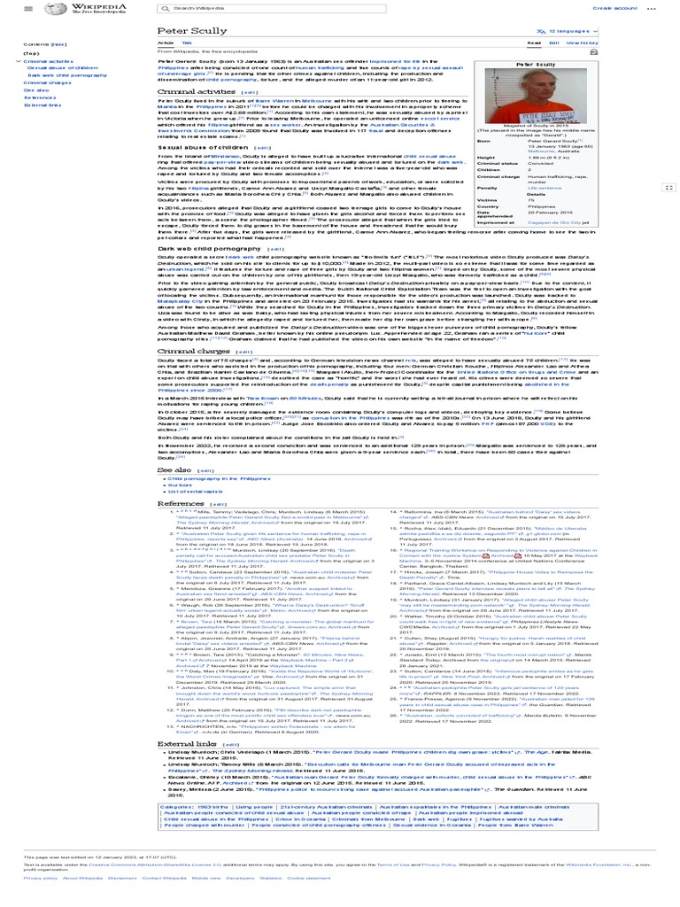 Peter Scully: Dark Web Crimes Exposed | PDF