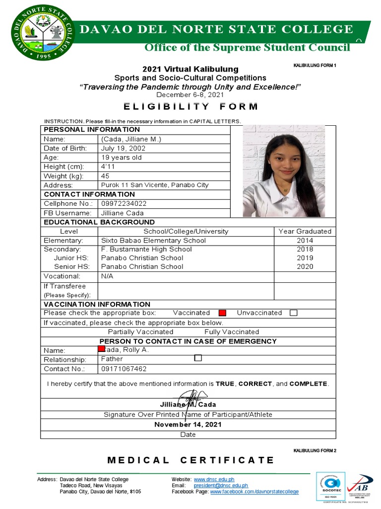 Eligibility Form Medical Waiver Permit | PDF | Self-Improvement | Wellness