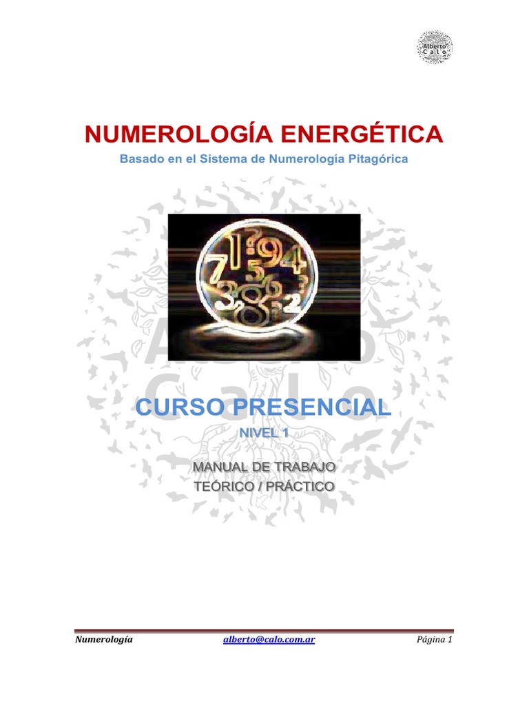 Curso de Numerología Manual | Descargar gratis PDF | Pitágoras | Amor
