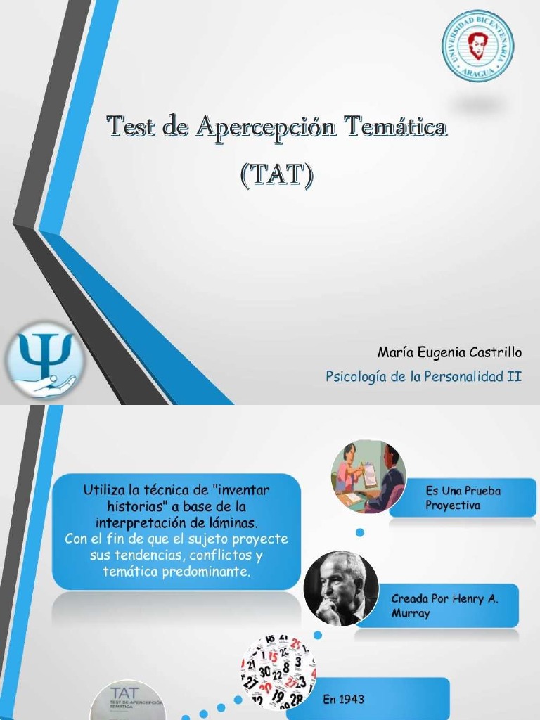 PDF Test de Apercepcion Tematica Tat | PDF