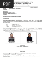 Template - SURAT UNDANGAN PEMILIHAN KETUA RT | PDF | Politik | Ilmu Sosial