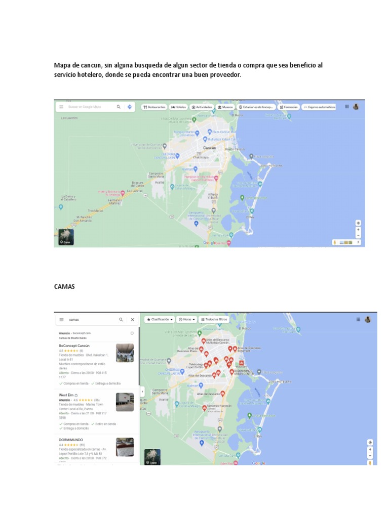 Mapa de Cancun | PDF