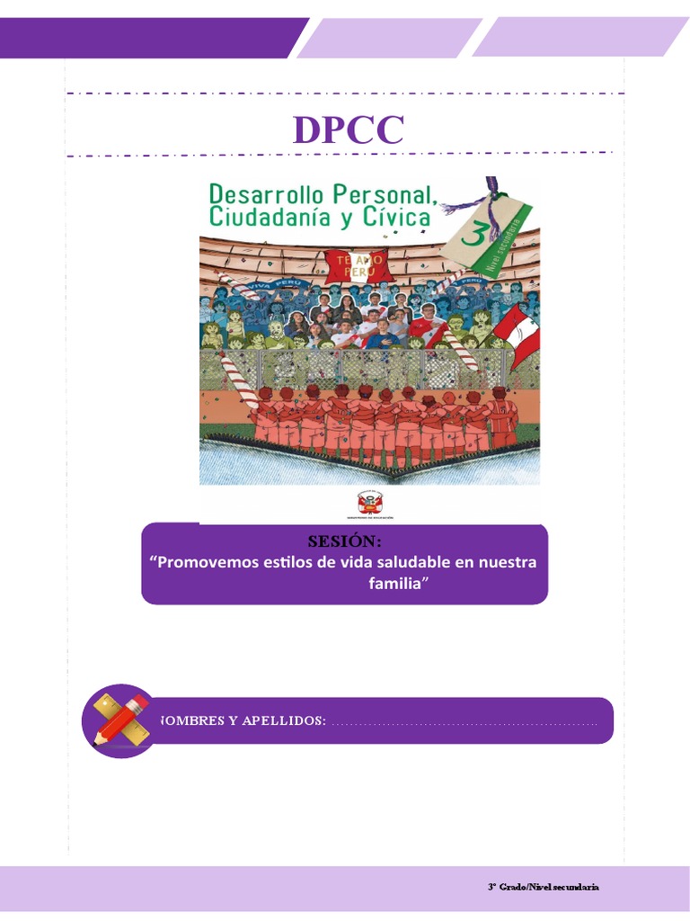 DPCC 3° - Ficha de Aprendizaje | PDF | Cognición | Aprendizaje