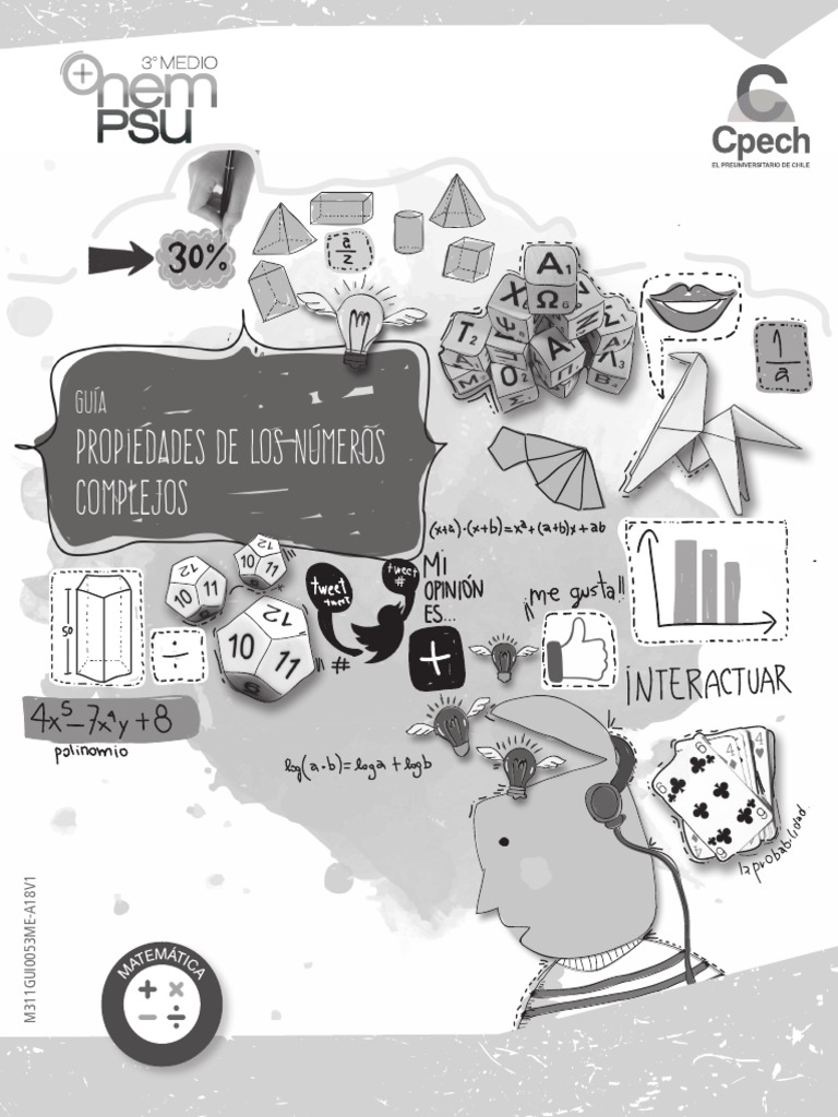 Guía Propiedades de Los Números Complejo | PDF | Número complejo ...