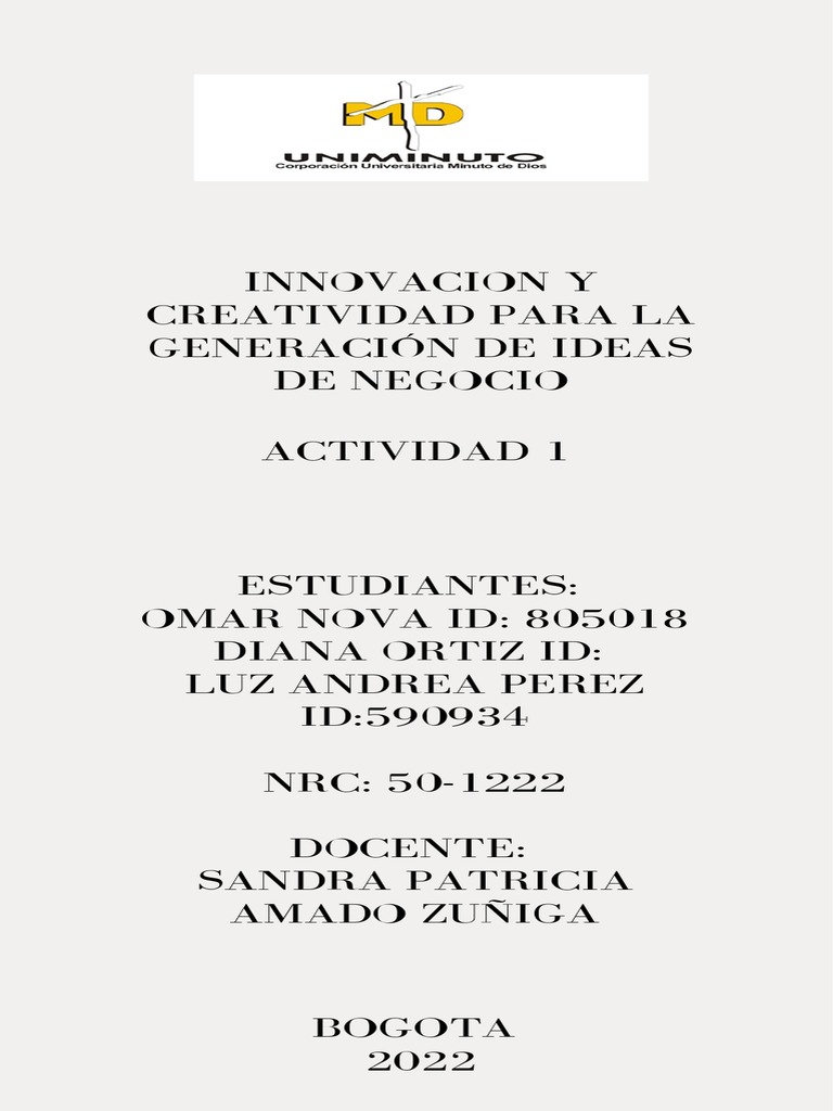 Actividad 1 Infografia | PDF | Iniciativa empresarial | Negocios económicos