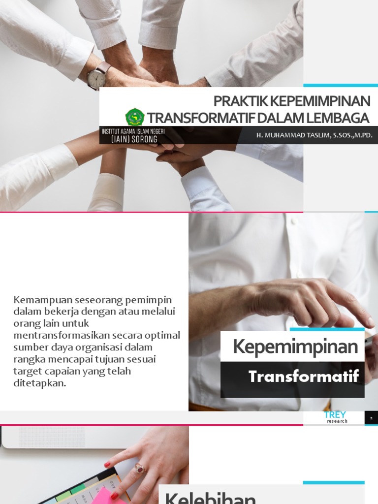 Praktik Kepemimpinan Transformatif Dalam Lembaga | PDF