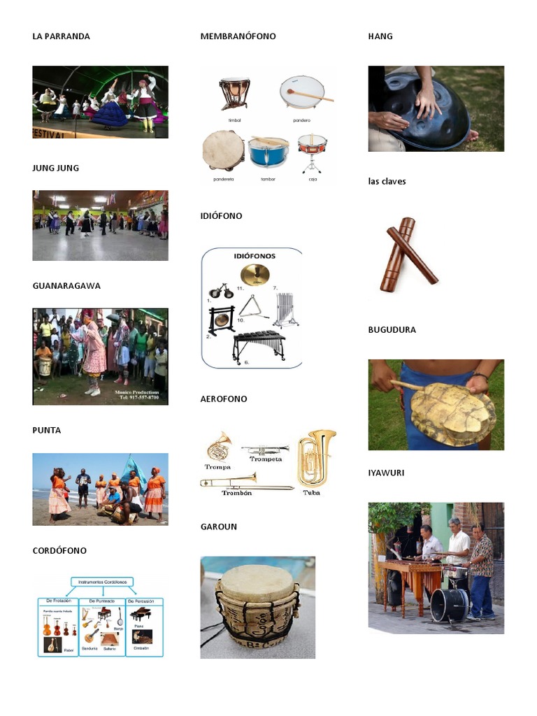 Instrumentos de la Parranda: Tipos y Claves | PDF