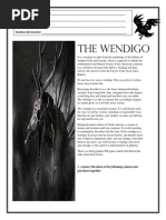 Wechuge vs Wendigo: Cultural Insights | PDF | Psychosis | Monsters