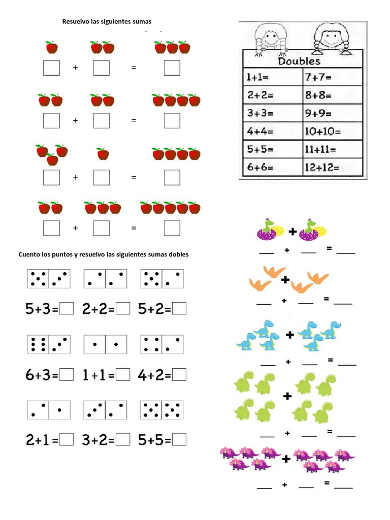 Resuelvo Las Siguientes Sumas | PDF