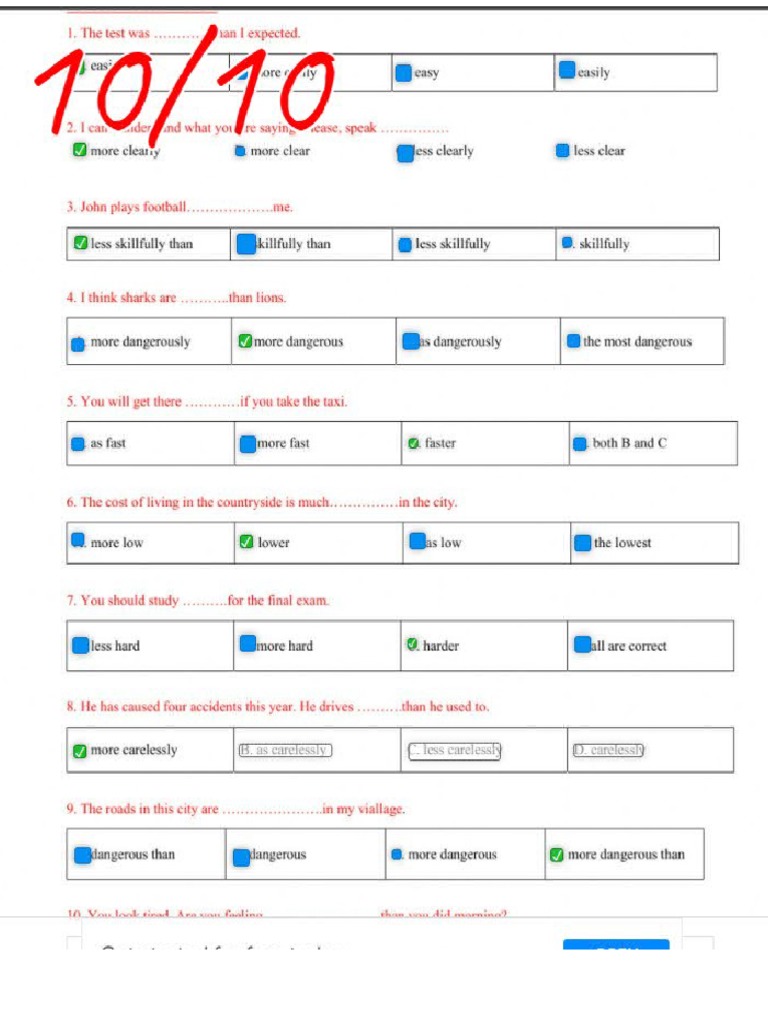 Ingles Compartive | PDF