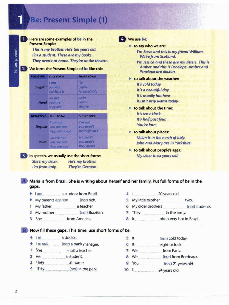 Present Simple Practice - Oxford | PDF | Linguistics | Languages