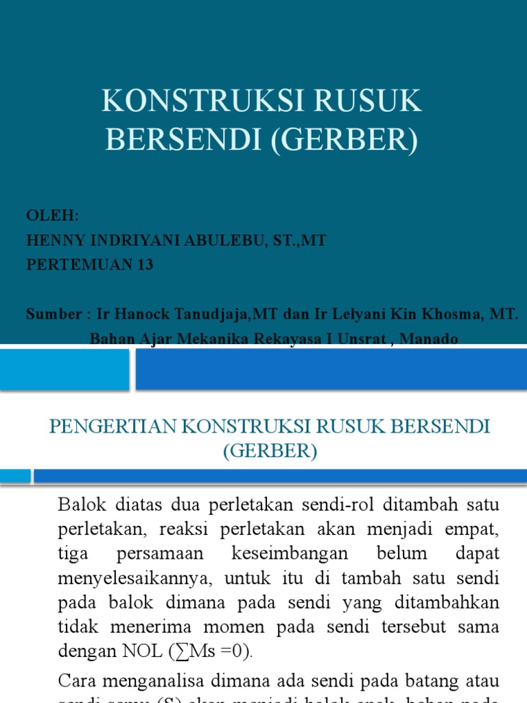 Statika Pertemuan 13 | PDF