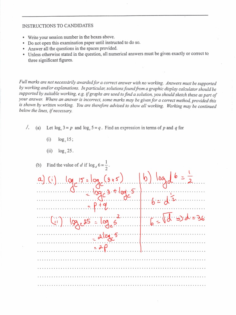 Ib Exam Topic 1 Sample Questions-Solutions-1 | PDF