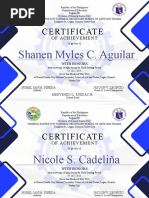 Core Value Certificate Template | PDF