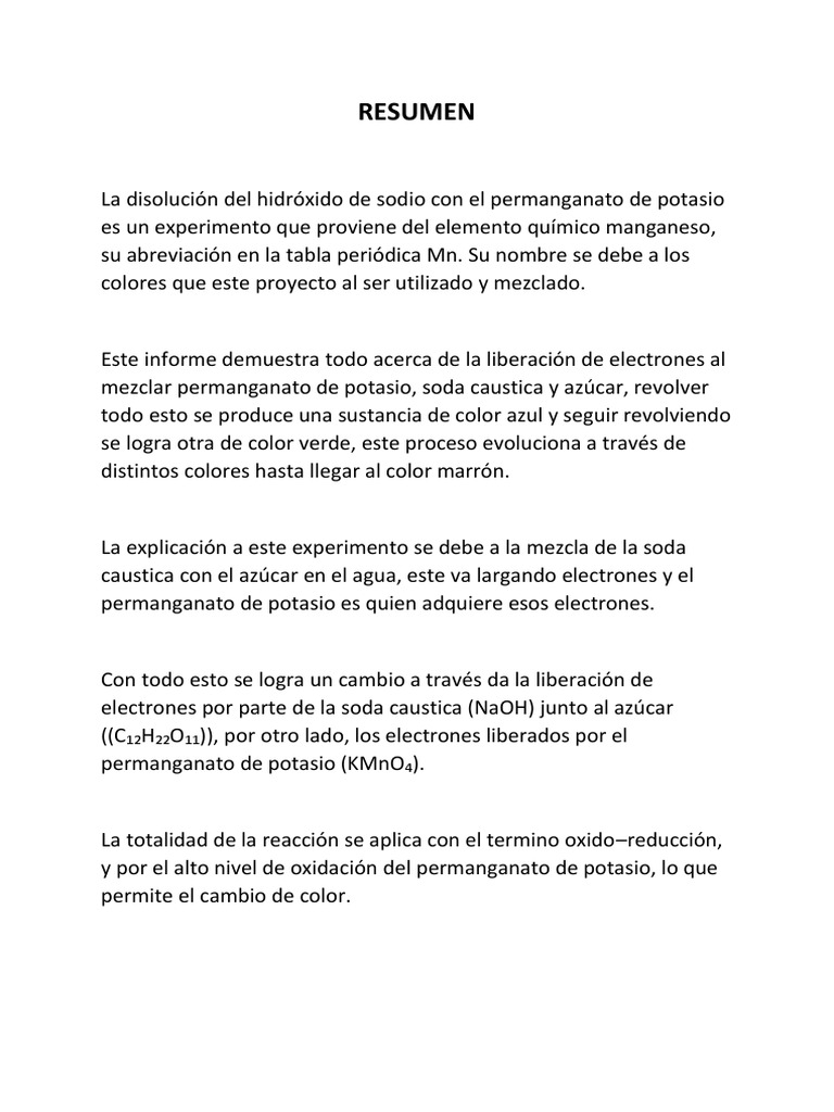 Resumen - Proyecto | PDF