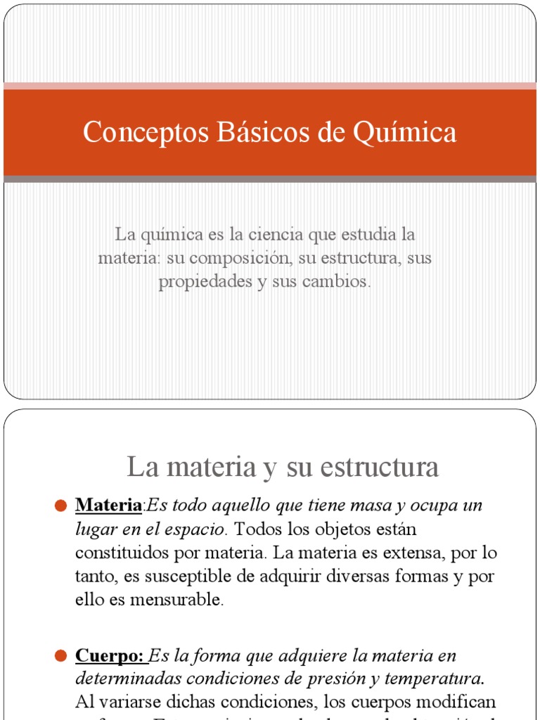 Conceptos Basicos de Qca | PDF