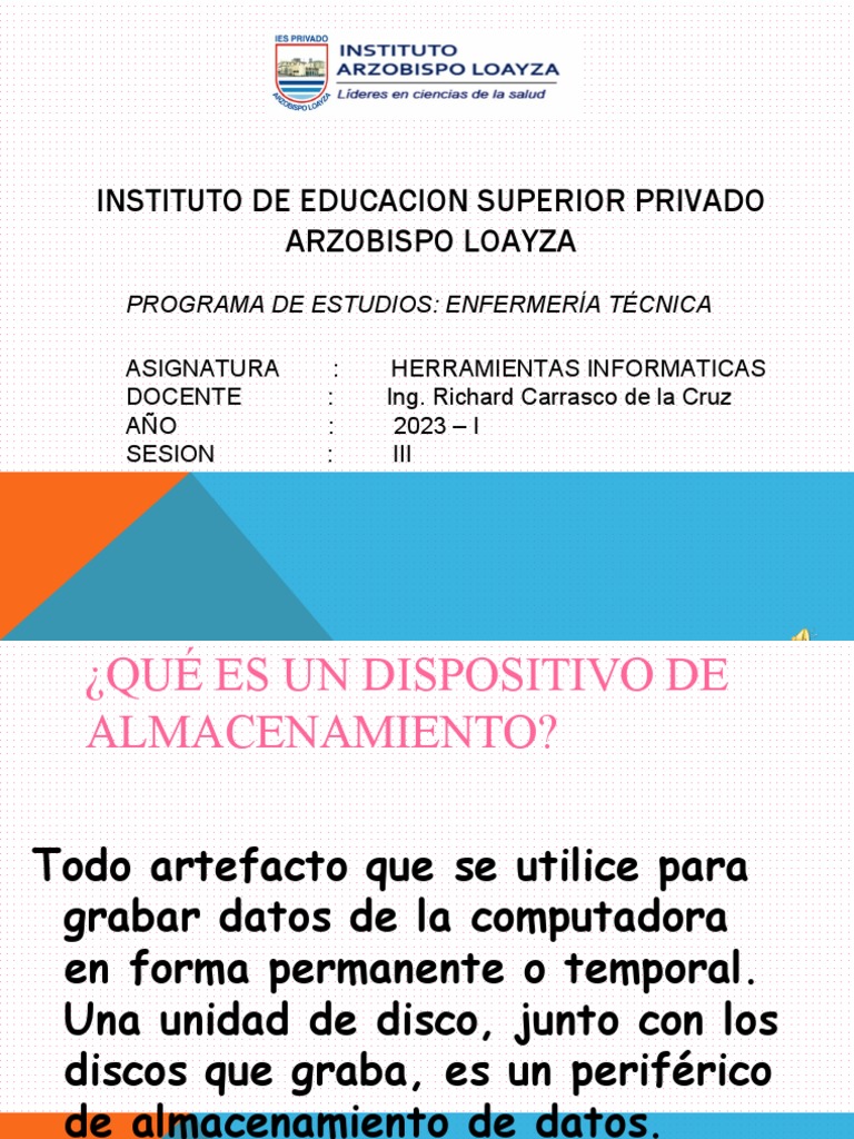 Sesion3 Instituto Arzobispo Loayza | PDF