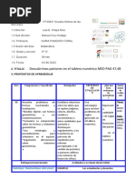 Sesion Completamos Patrones Numéricos | PDF | Plan de estudios ...
