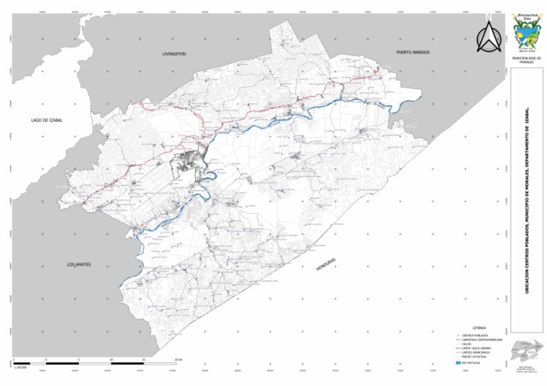 Mapa Del Area Rural de Morales Izabal | PDF
