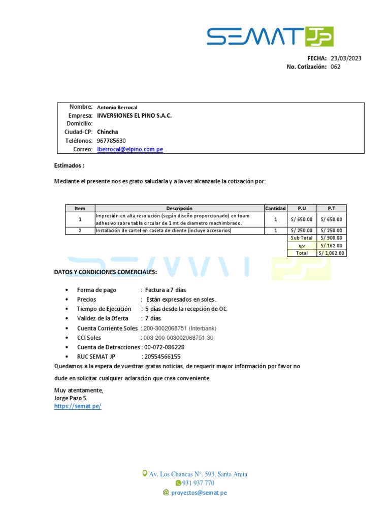 Cot - Semat - LOGO | PDF